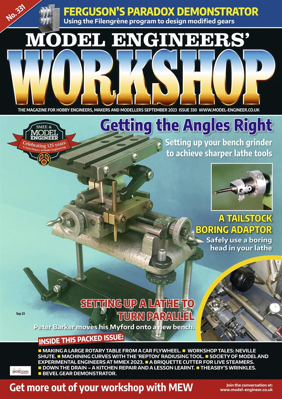 Model Engineers' Workshop Magazine - September 2023 Back Issue