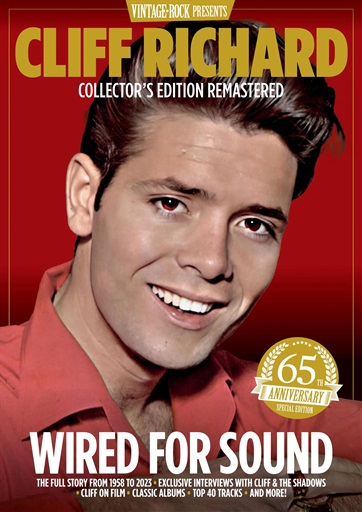 Vintage Rock Presents Magazine - Cliff Richard: 65th Anniversary Back Issue