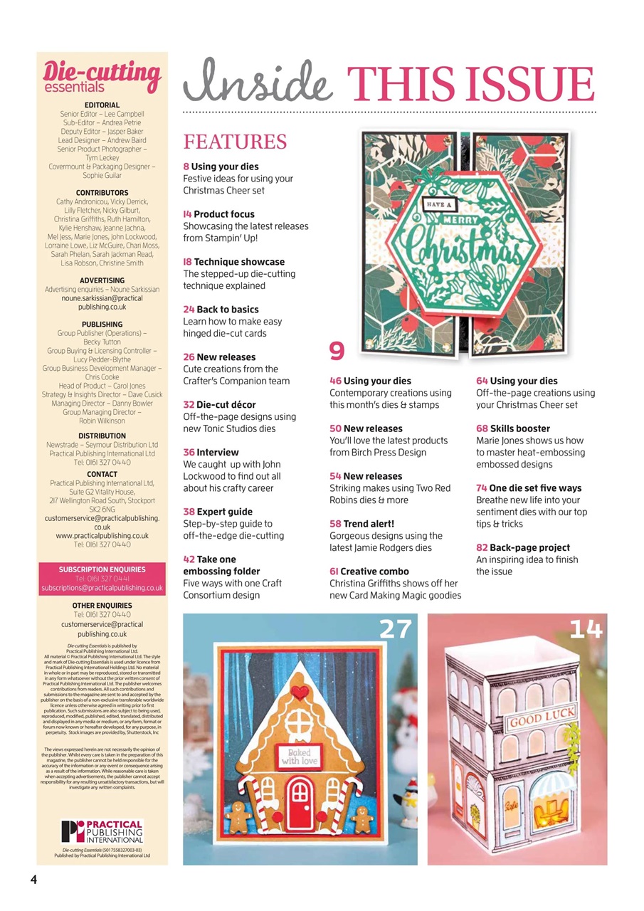 Die-Cutting Essentials Magazine - 106 Back Issue