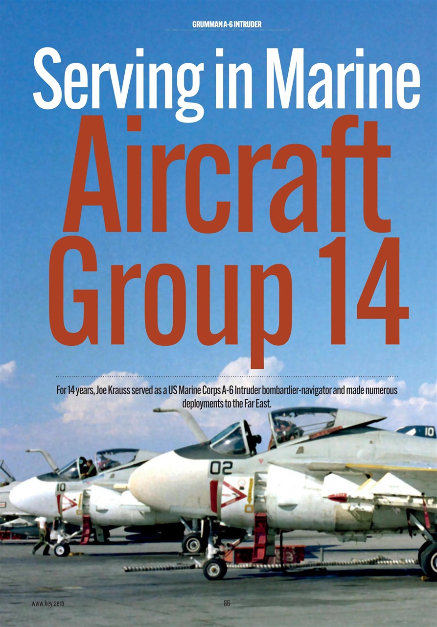 Combat Aircraft Journal Magazine - A-6 Intruder Special Issue