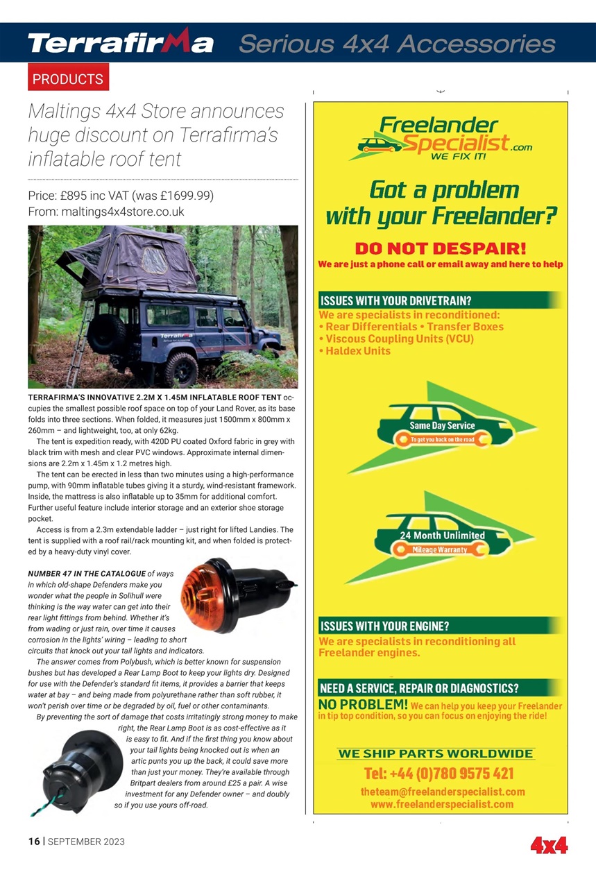 Overlander 4X4 Magazine - September 2023 Back Issue