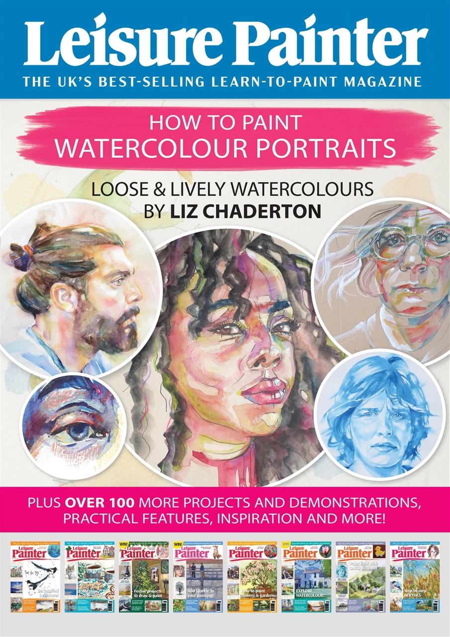 Leisure Painter Magazine - How To Paint Watercolour Portraits Special Issue