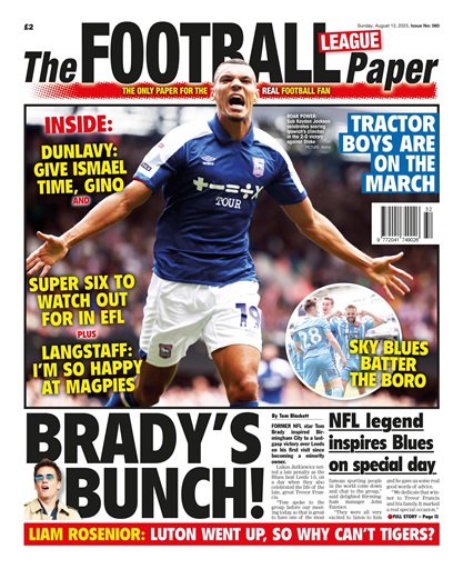 The Football League Paper Magazine - 13th August 2023 Back Issue