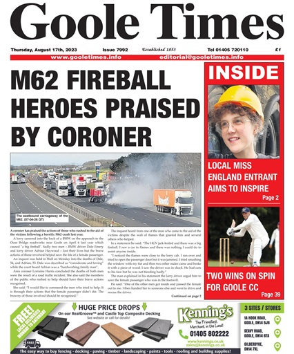 Goole Times Magazine - August 17th 2023 Back Issue