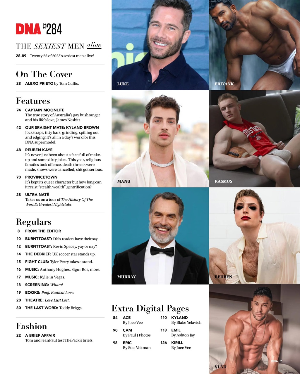 DNA Magazine - DNA #284 – Sexiest Men Alive 2023 Back Issue