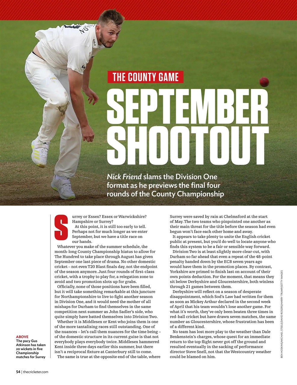 The Cricketer Magazine - September 2023 Back Issue
