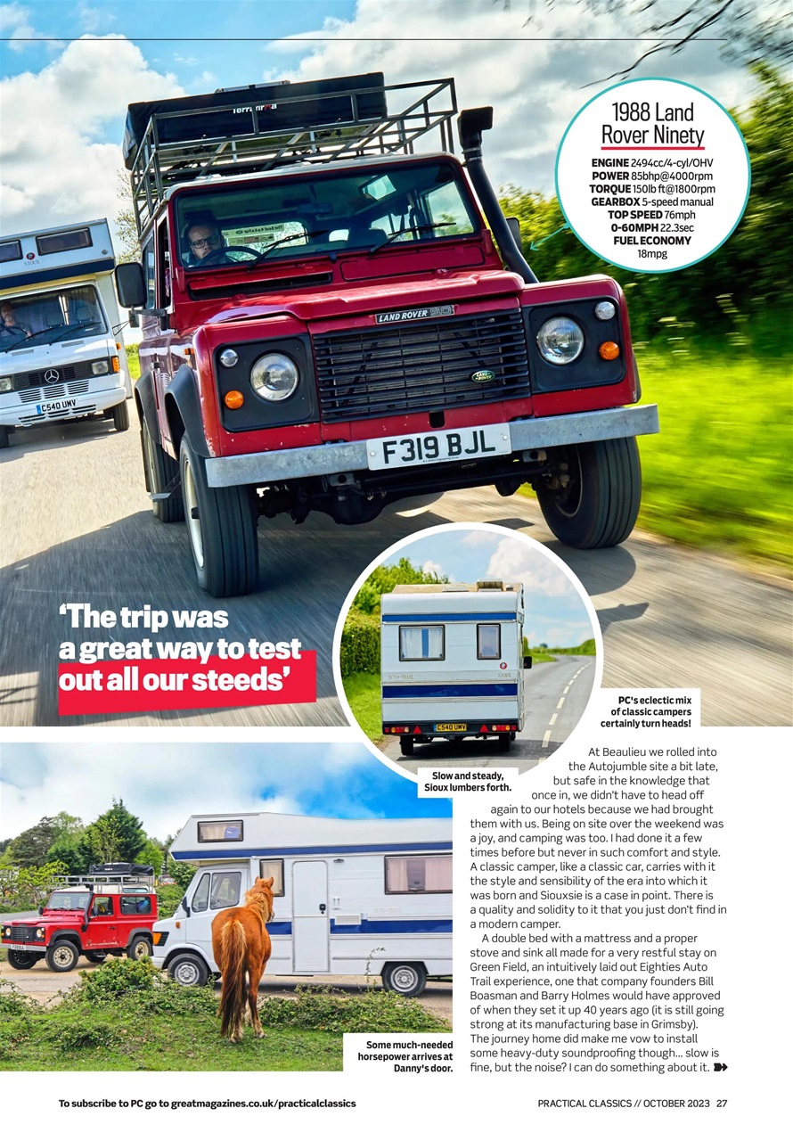 Practical Classics Magazine - Oct-23 Back Issue