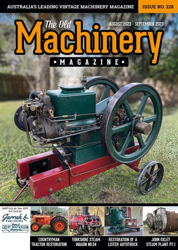 The Old Machinery Magazine - ISSUE #228 Subscriptions | Pocketmags