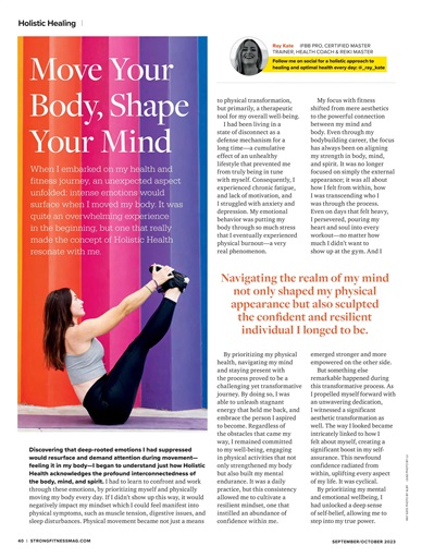 Strong Fitness Magazine - SeptOct 2023 Subscriptions | Pocketmags