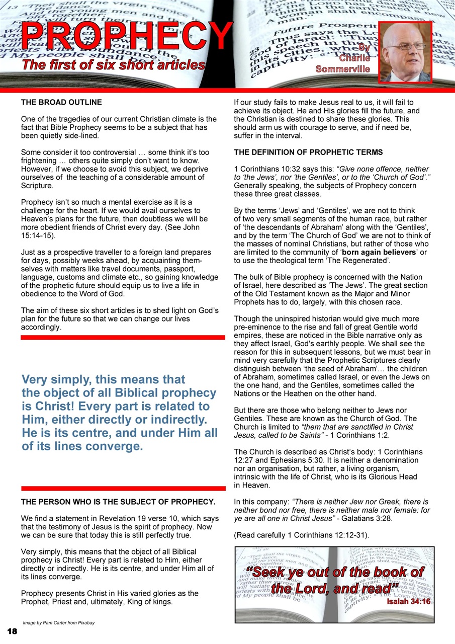 Prophetic Witness Magazine - Prophetic Witness Magazine Back Issue