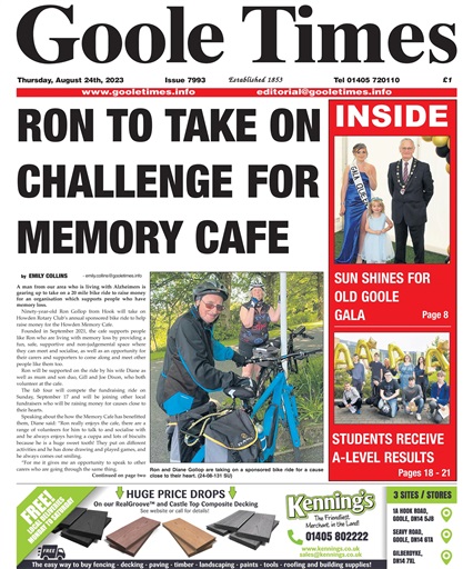 Goole Times Magazine - August 24th 2023 Back Issue