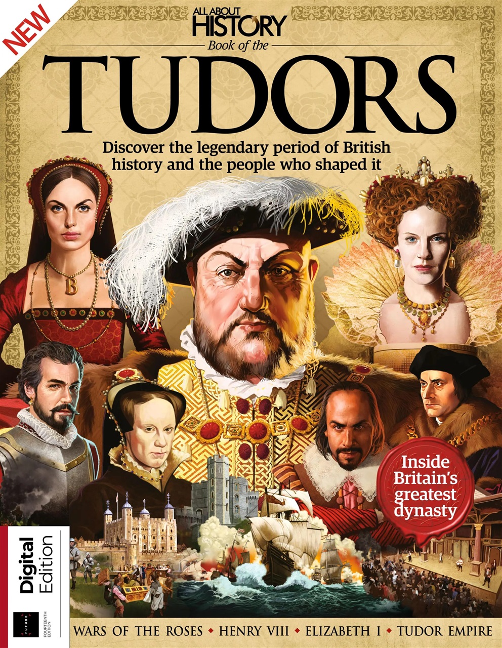 About History Bookazine - All About History Book of Tudors Fifteenth ...