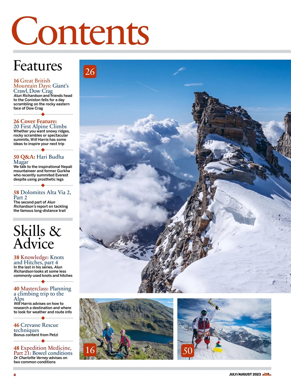 Trek & Mountain Magazine - Jul/Aug 2023 Back Issue