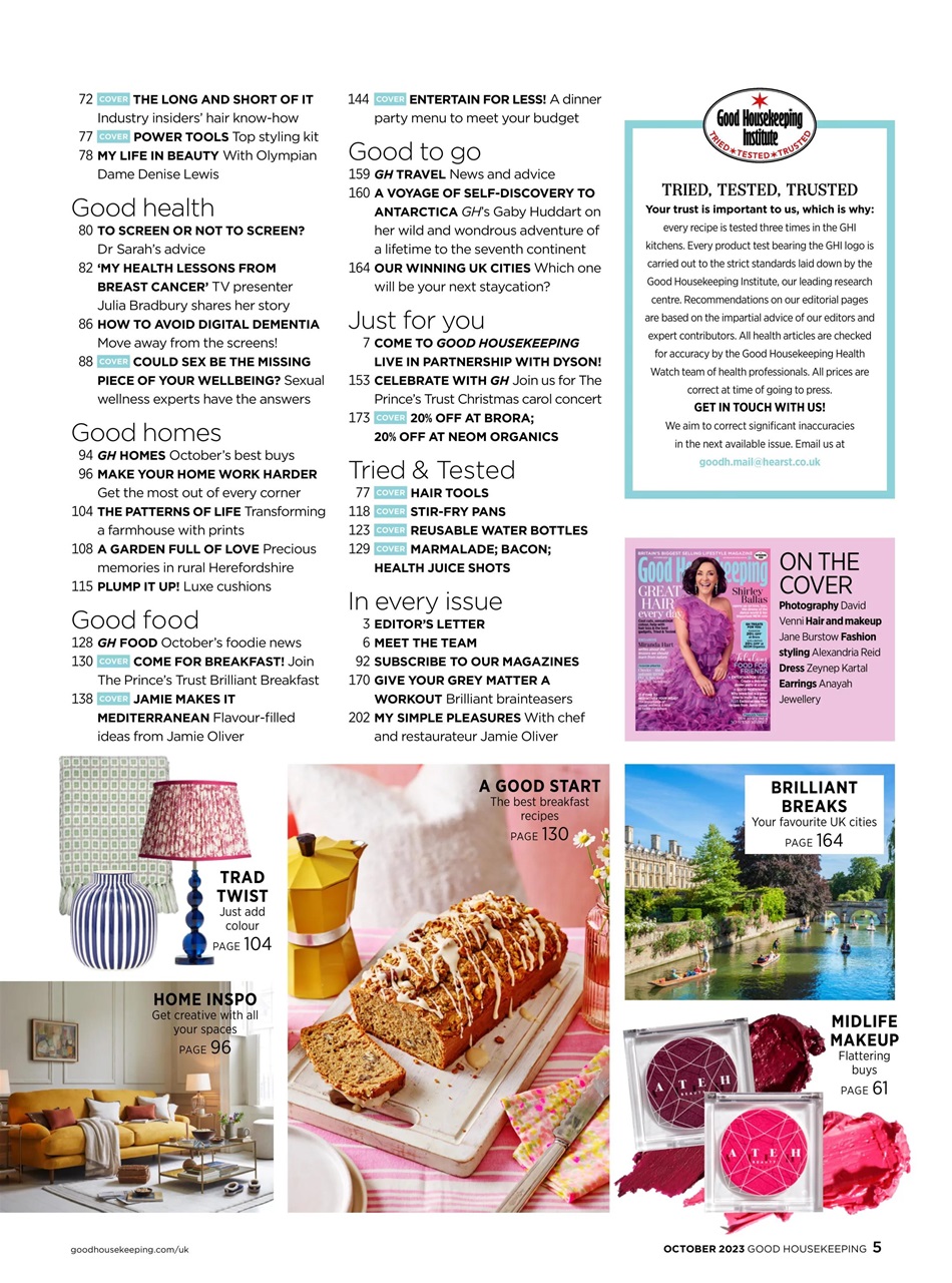 Good Housekeeping Magazine - Oct-23 Back Issue