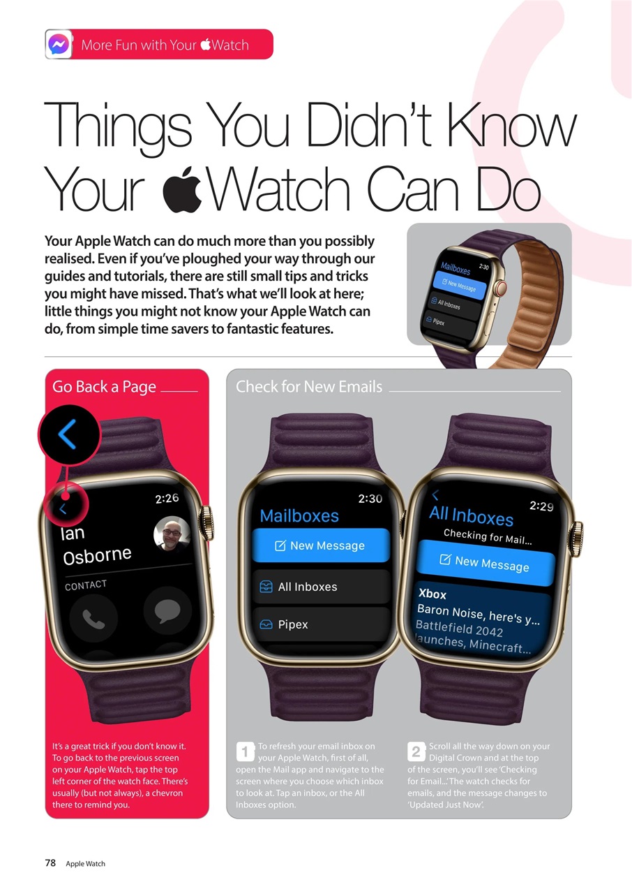 Essential Apple User Magazine - Apple Watch Tricks & Tips Speciale Editie