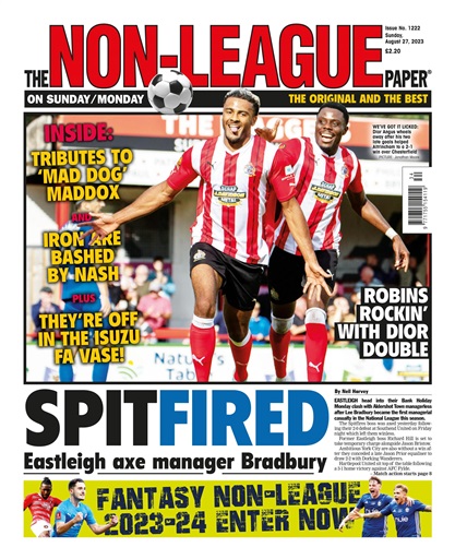 The Non-League Football Paper Magazine - 27th August 2023 Back Issue