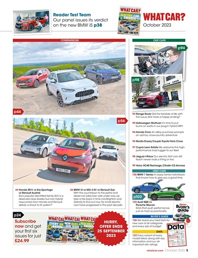 What Car? Magazine - Oct-23 Subscriptions | Pocketmags