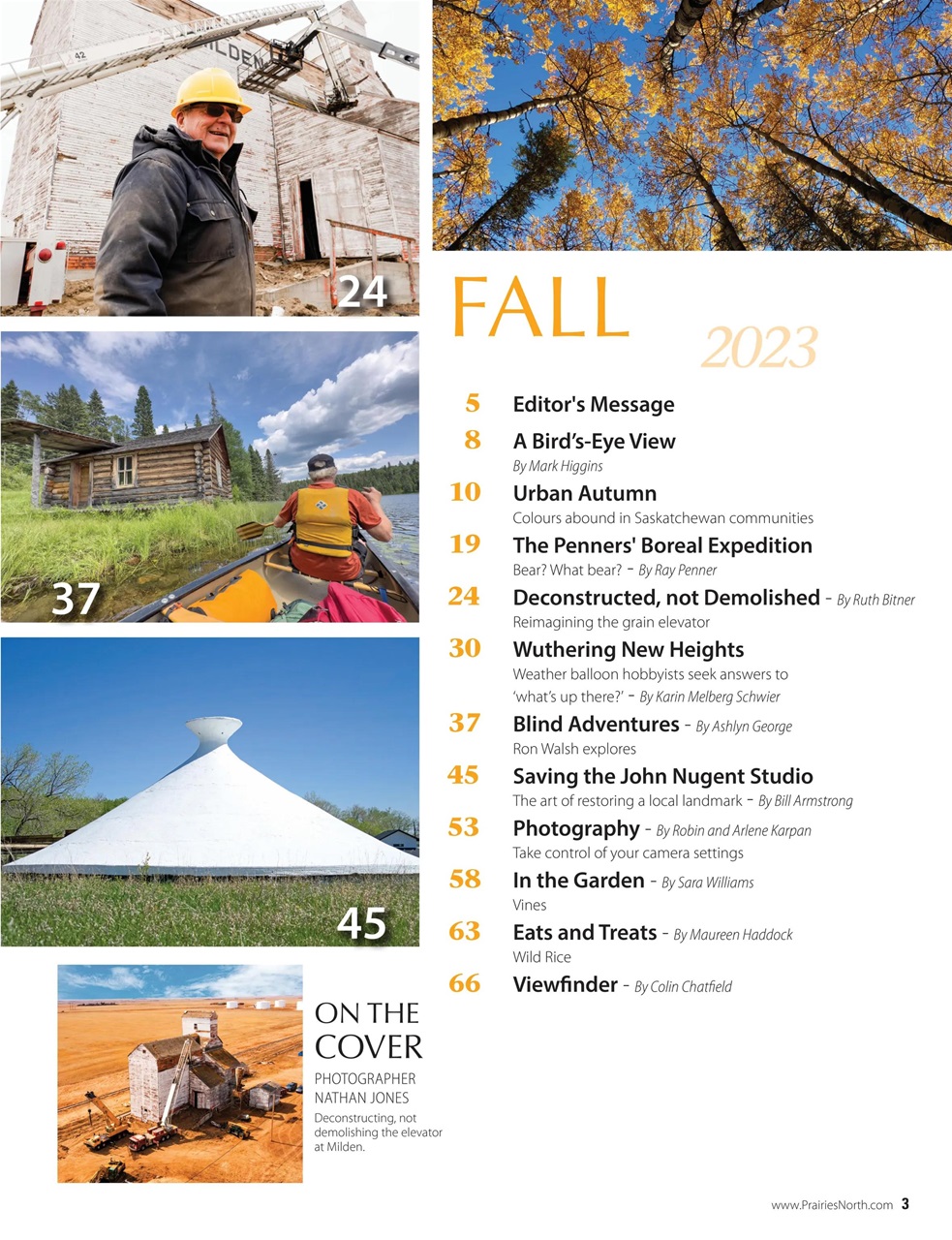 Prairies North Magazine - Fall 2023 Back Issue