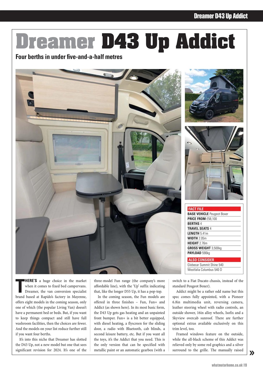 What Motorhome magazine - October 2023 - Petite Pilote Back Issue