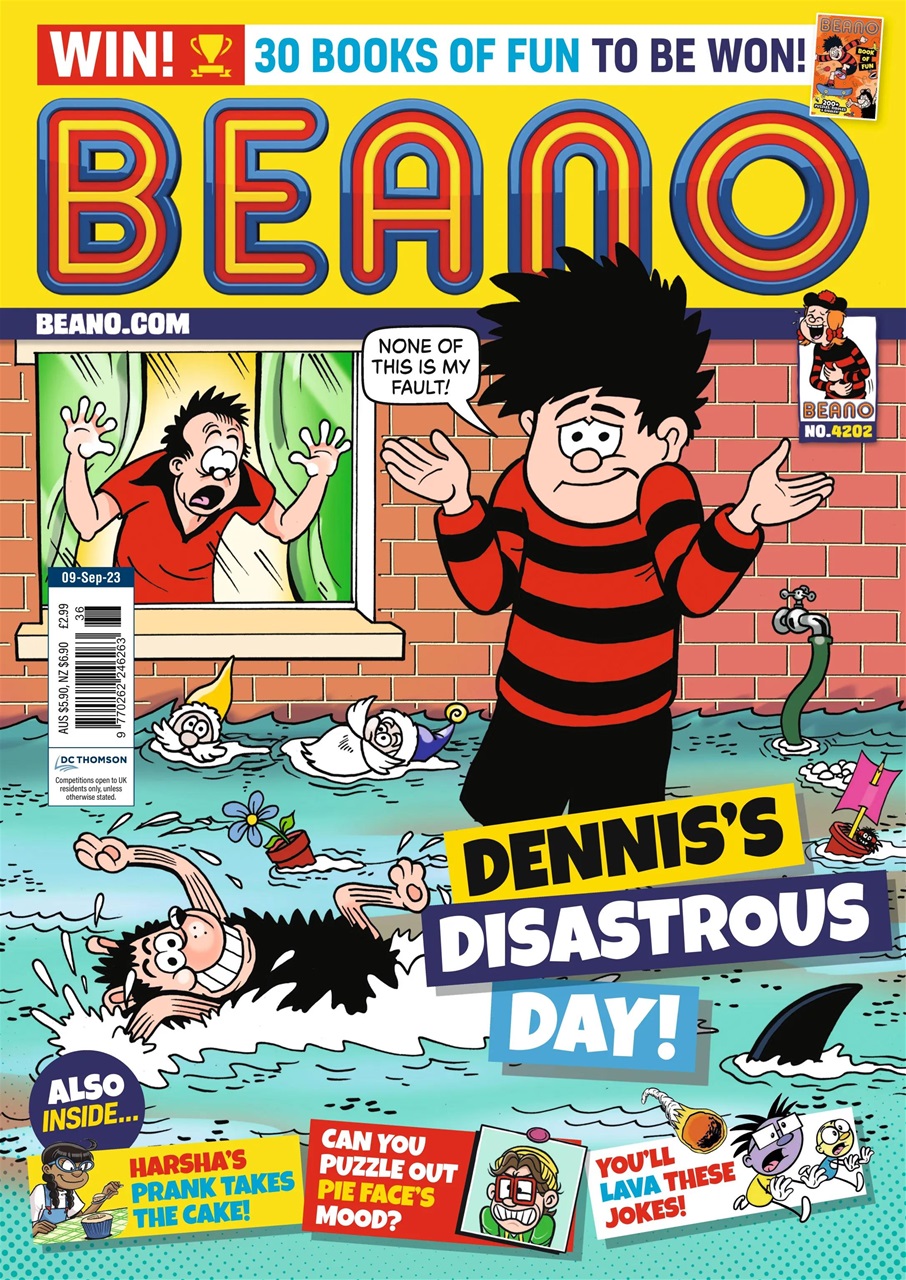Beano Magazine - 06/09/2023 Back Issue
