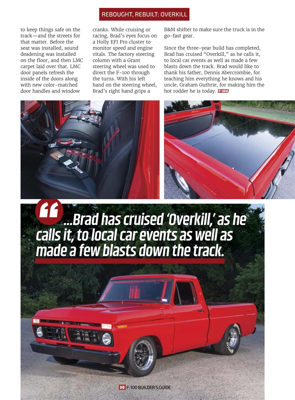 F100 Builder's Guide Magazine - F100 Winter 2023 Retour à l'édition ...