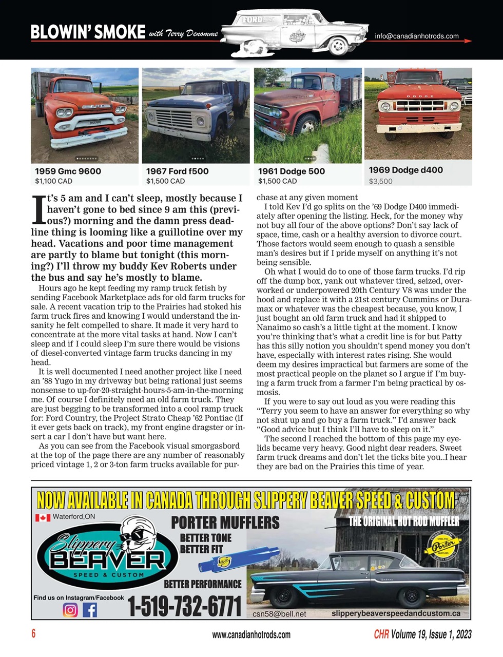 Canadian Hot Rods Magazine - October-November 2023 Back Issue
