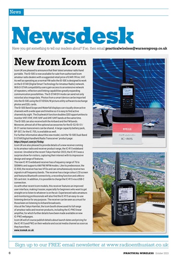 Practical Wireless Magazine - October 2023 Subscriptions | Pocketmags