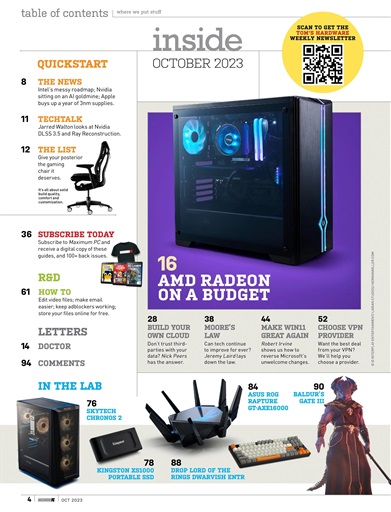 Maximum PC Magazine - October 2023 Subscriptions | Pocketmags