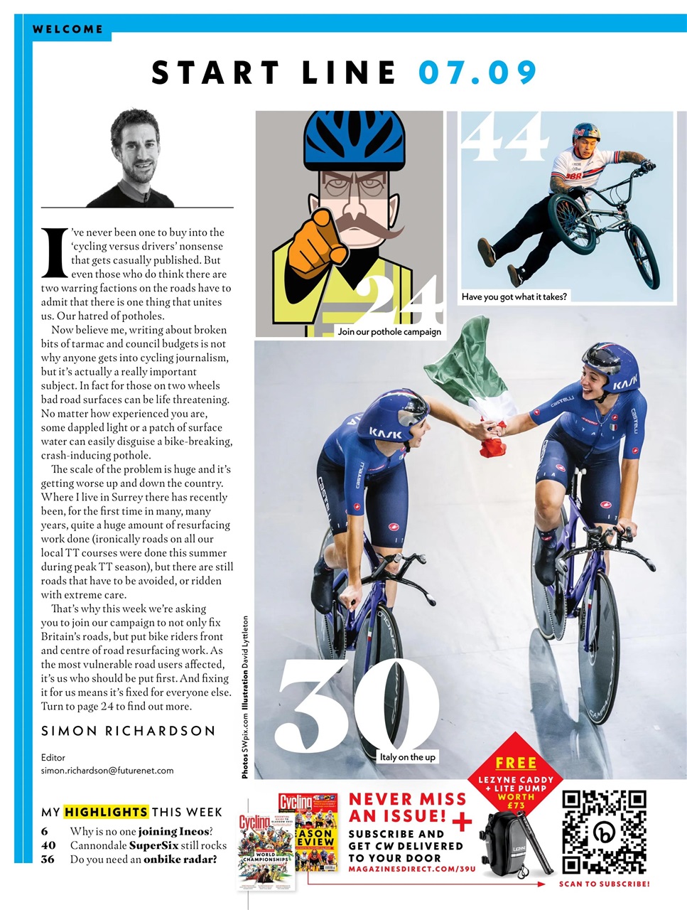 Cycling Weekly Magazine - 7-Sep-2023 Back Issue
