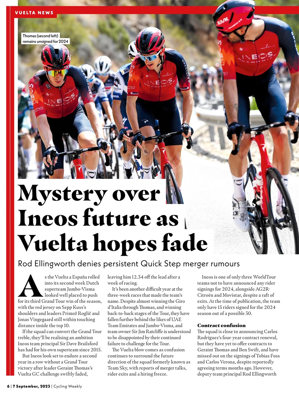 Cycling Weekly Magazine - 7-Sep-2023 Back Issue