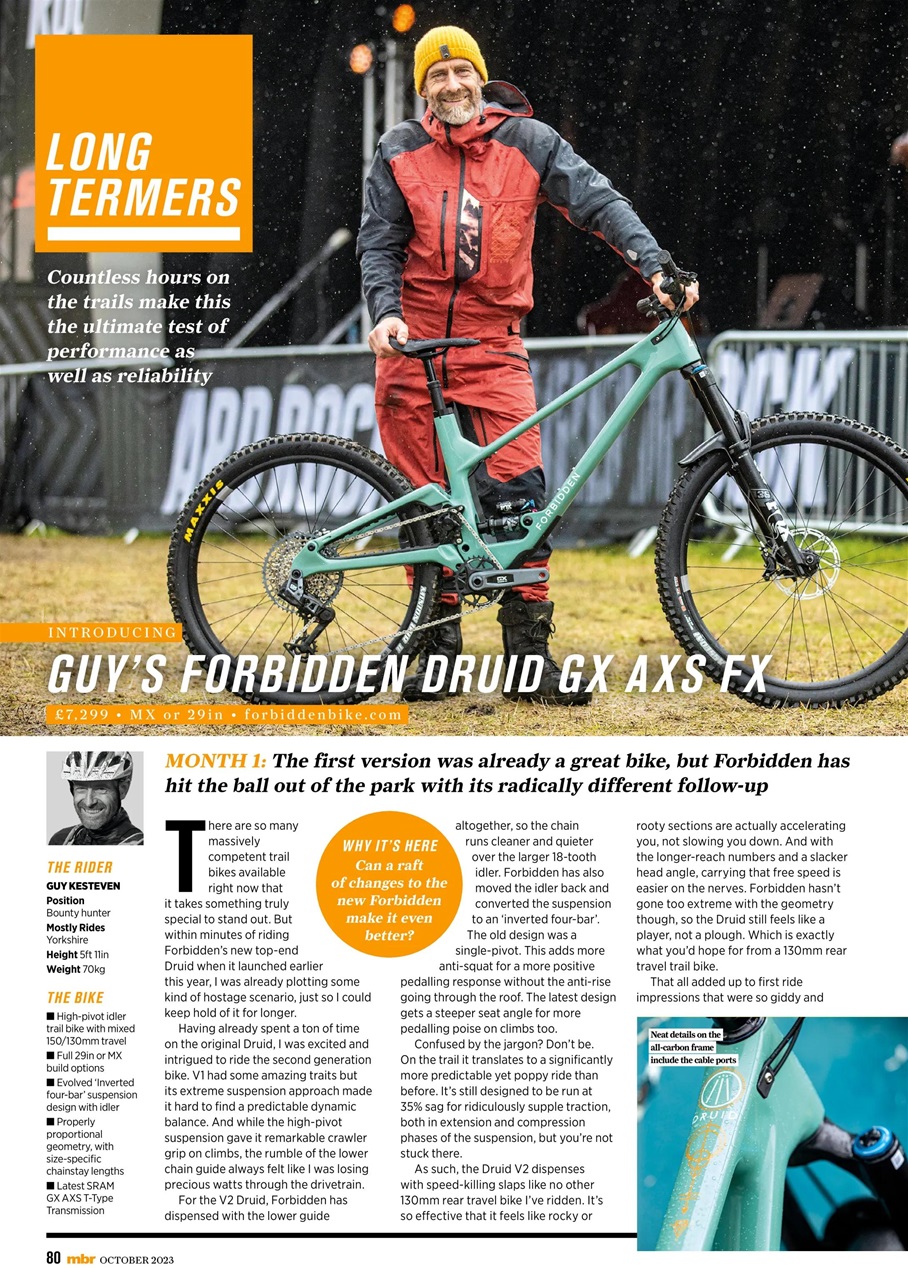Mountain Bike Rider Magazine - November 2023 Back Issue