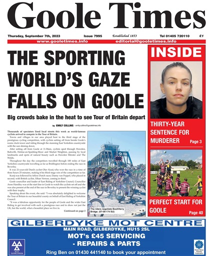 Goole Times Magazine - September 7th 2023 Back Issue