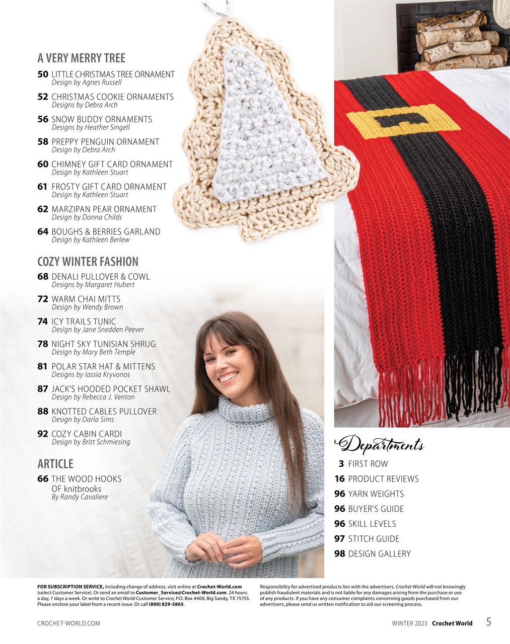 Crochet World Magazine - Winter 2023 Back Issue