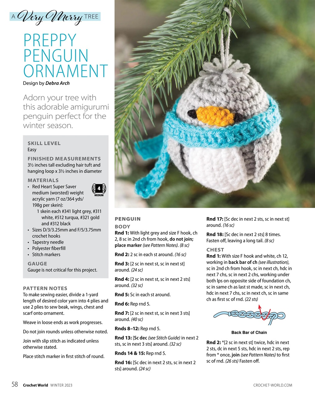 Crochet World Magazine - Winter 2023 Back Issue