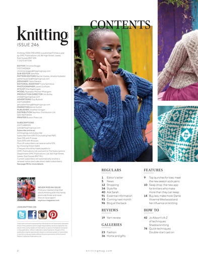 Knitting Magazine - Issue 246 Subscriptions | Pocketmags