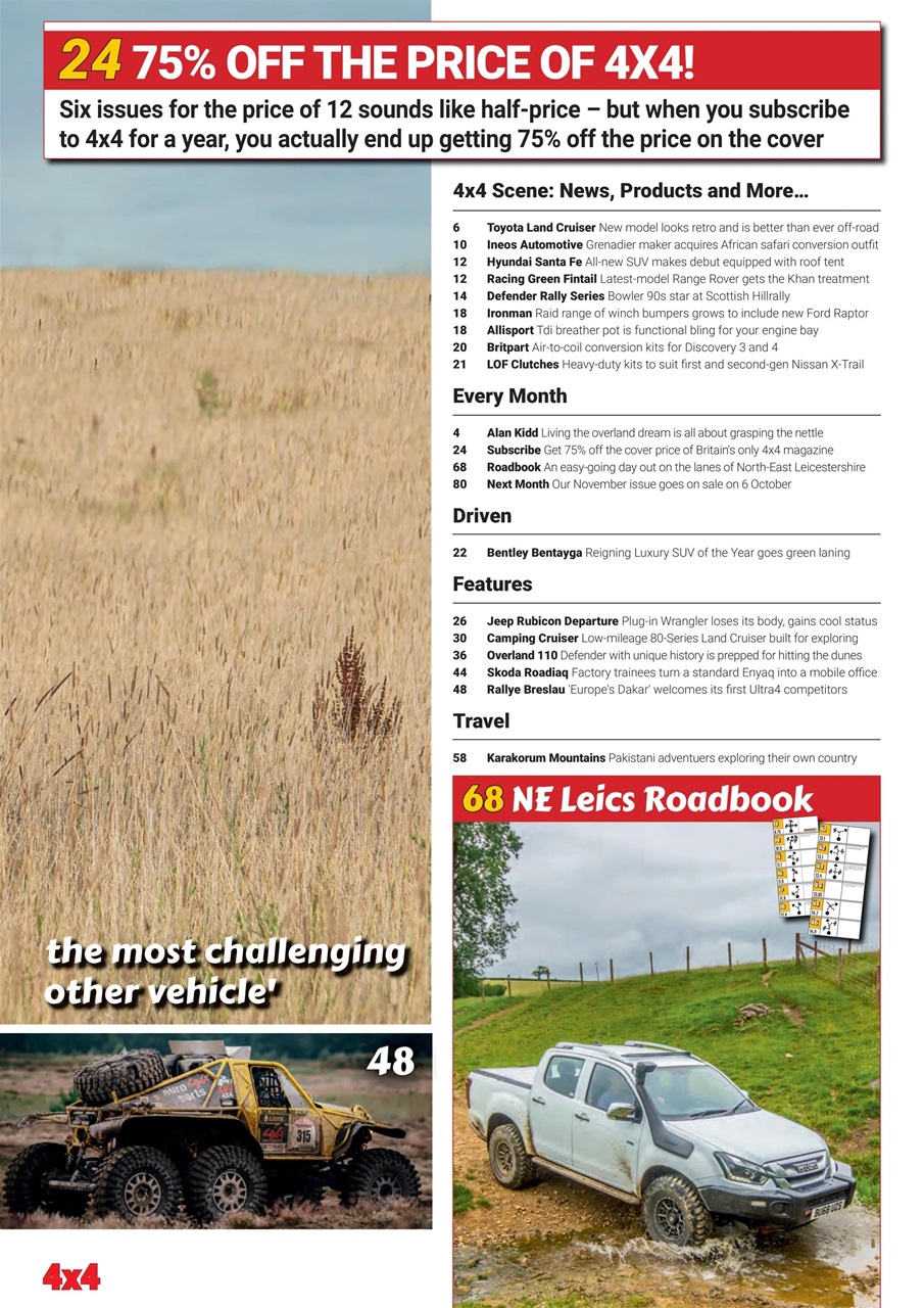 Overlander 4X4 Magazine - October 2023 Back Issue