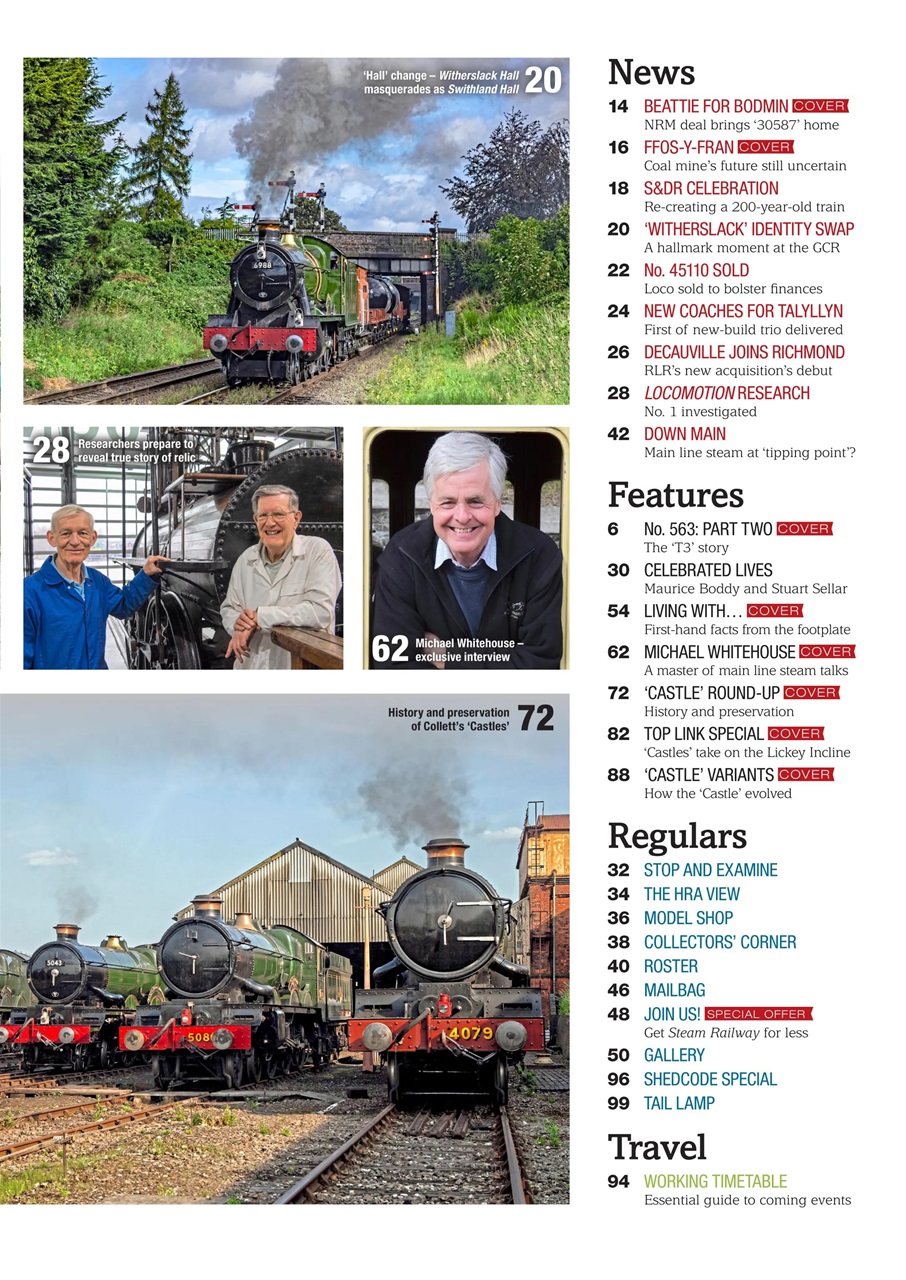Steam Railway Magazine - 549 Back Issue Steam Railway Magazine - 549 Back Issue