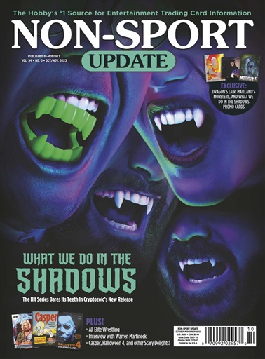 Non-Sport Update Magazine - Oct/ Nov 2023 Back Issue