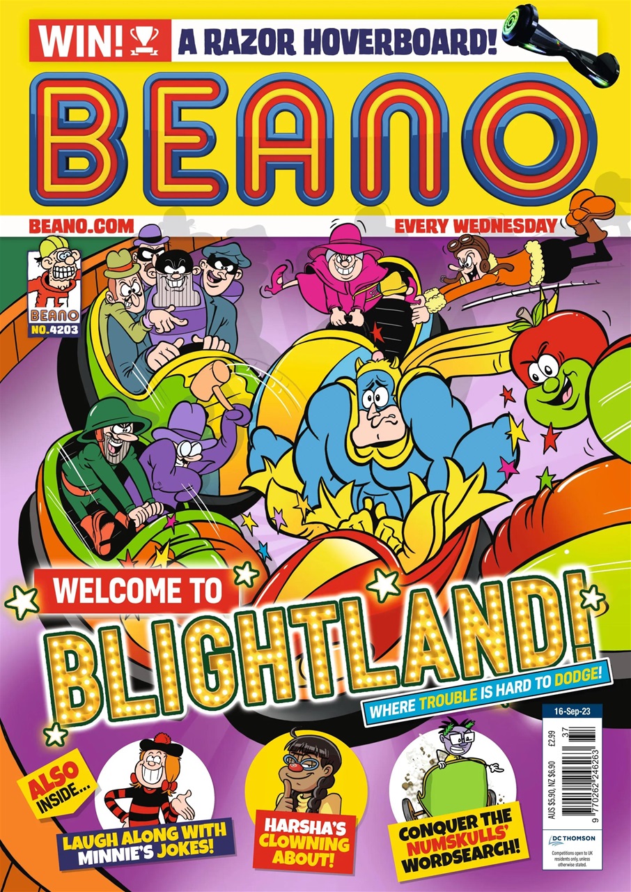 Beano Magazine - 13/09/2023 Back Issue