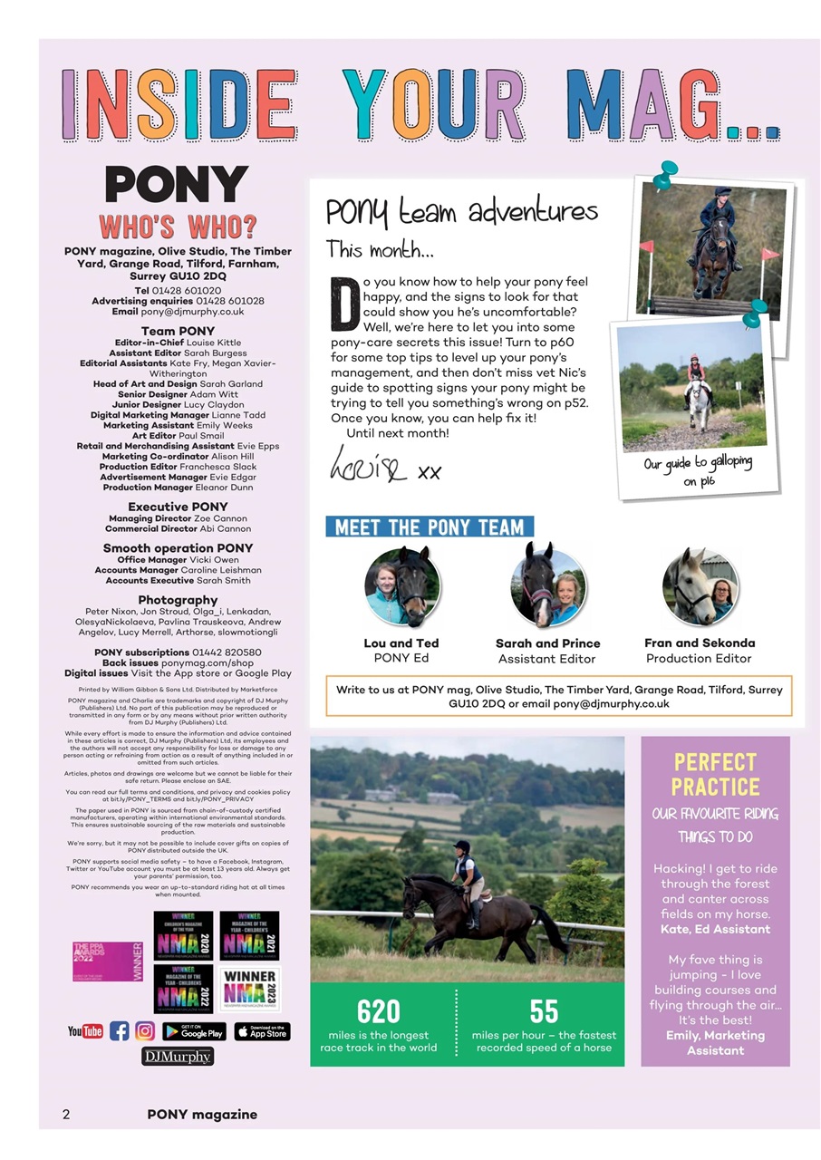 Pony Magazine - PONY November 2023 Back Issue