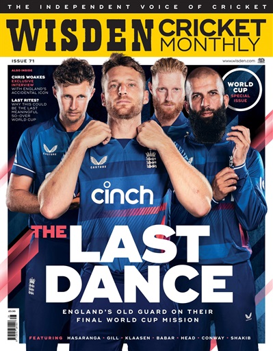 Wisden Cricket Monthly Magazine - September 2023 Back Issue
