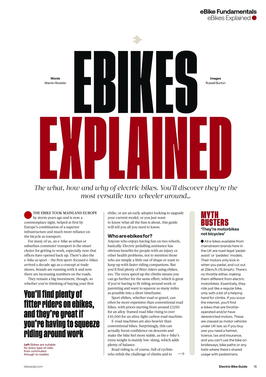 Cycling Plus Magazine - Electric Road Bike Guide Special Issue