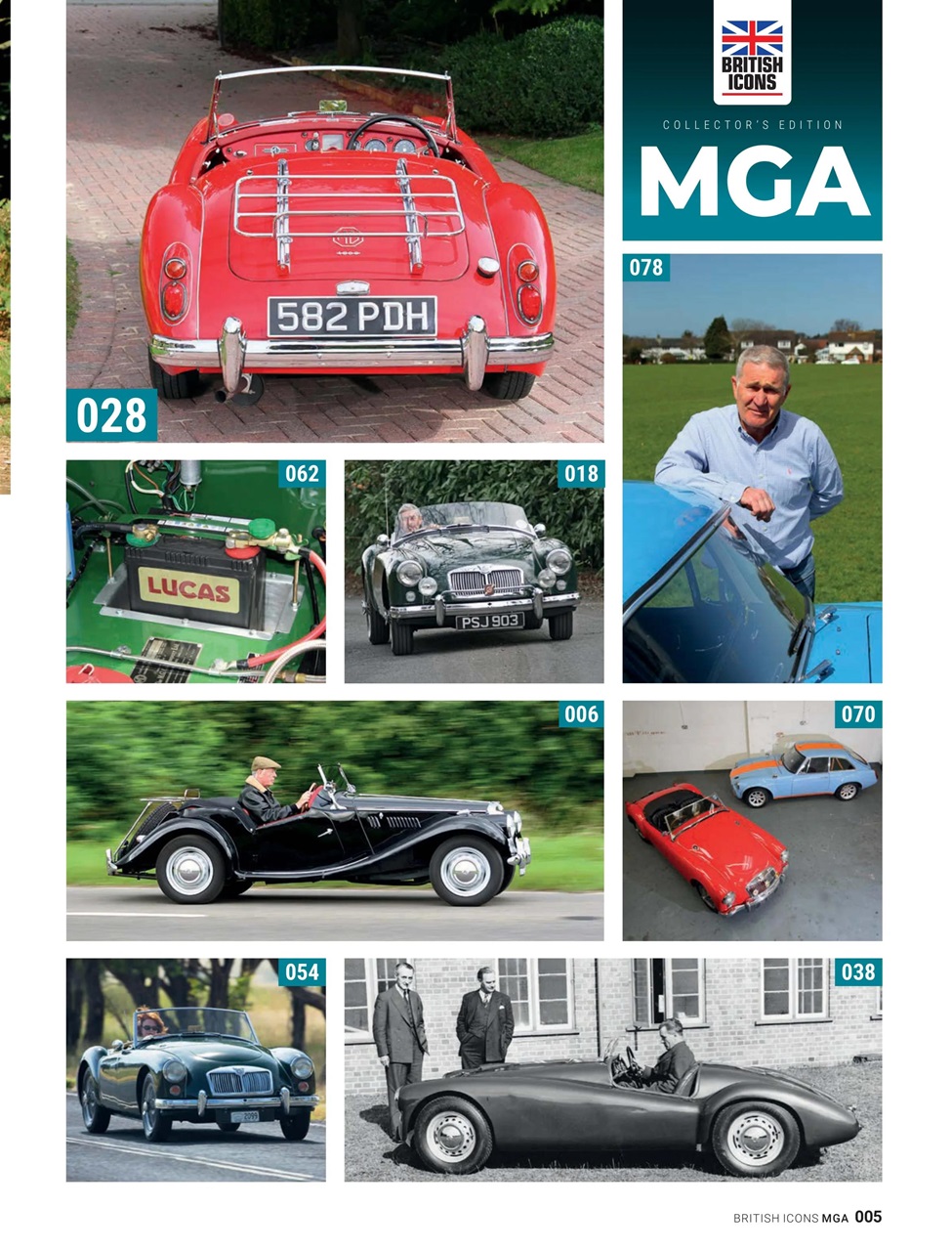 MG Enthusiast Magazine - MGA Collectors Issue Special Issue