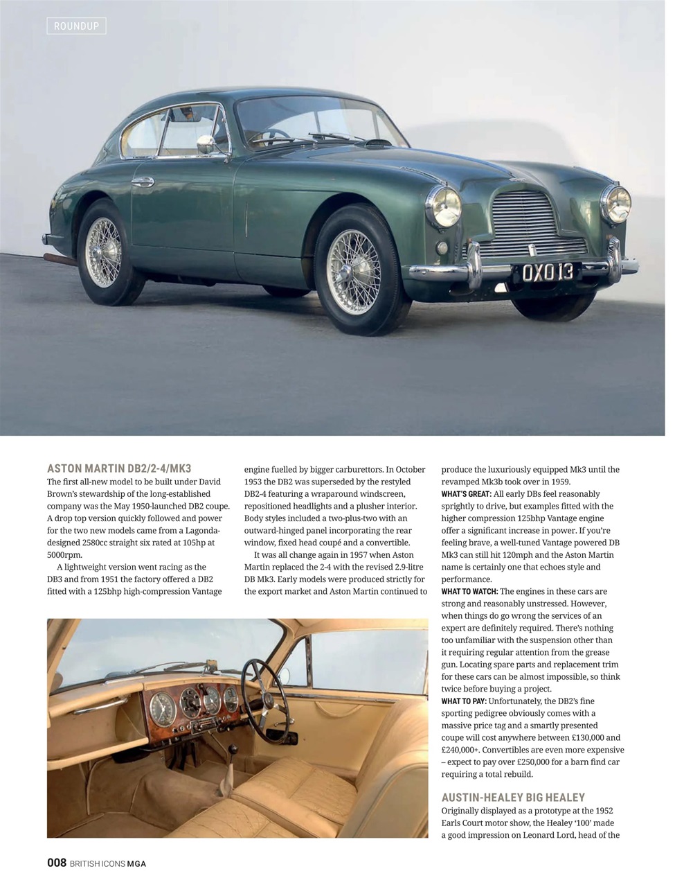 MG Enthusiast Magazine - MGA Collectors Issue Special Issue