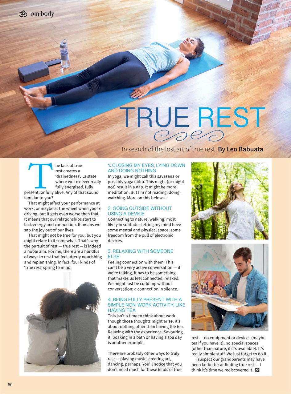 OM Yoga Magazine - November 2023 Back Issue