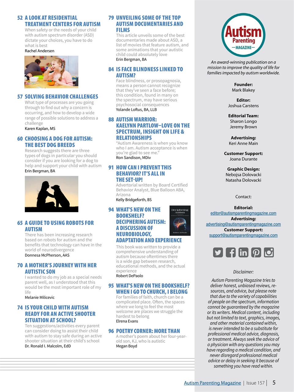 Autism Parenting Magazine - Issue 157 Back Issue