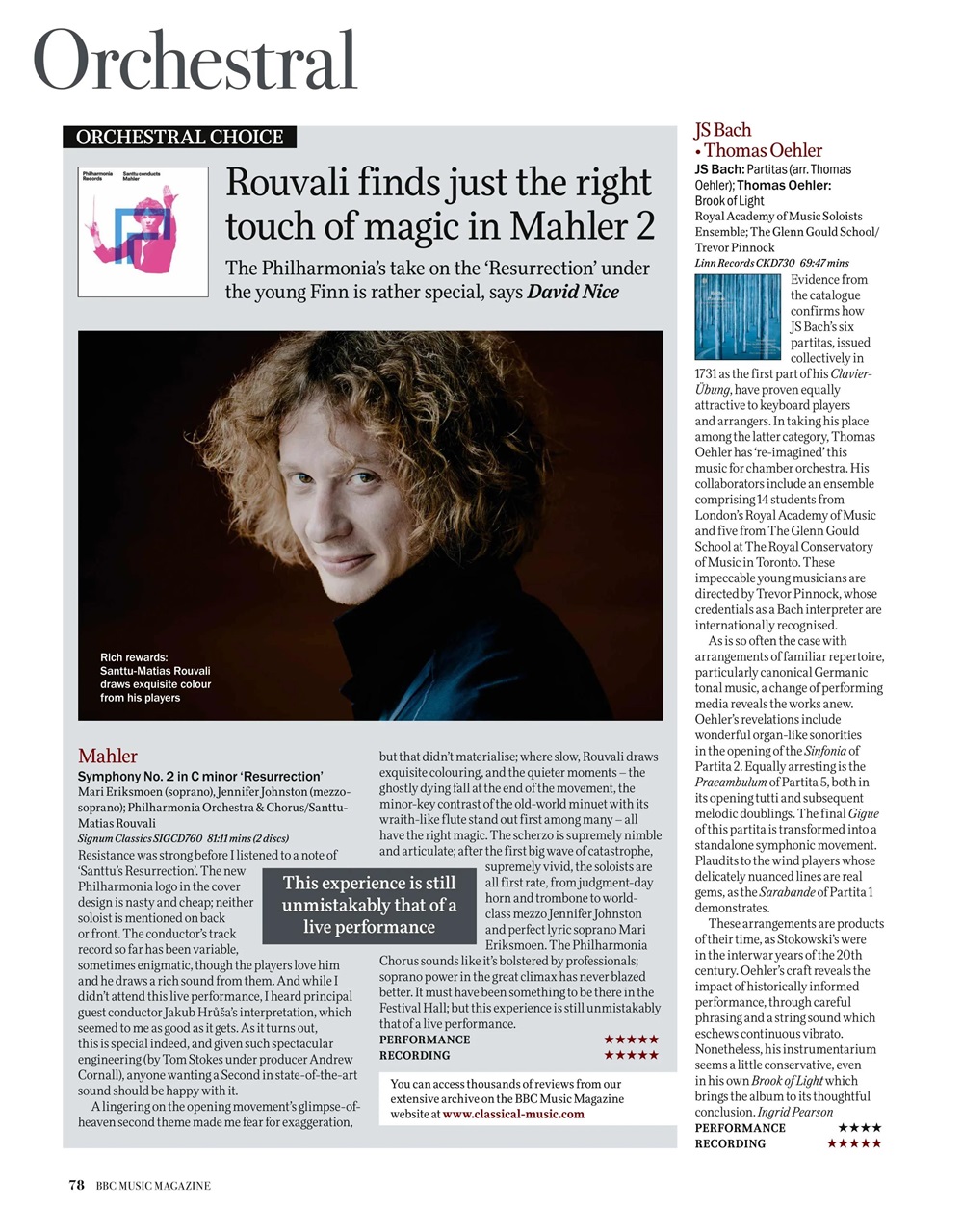 BBC Music Magazine - November 2023 Back Issue