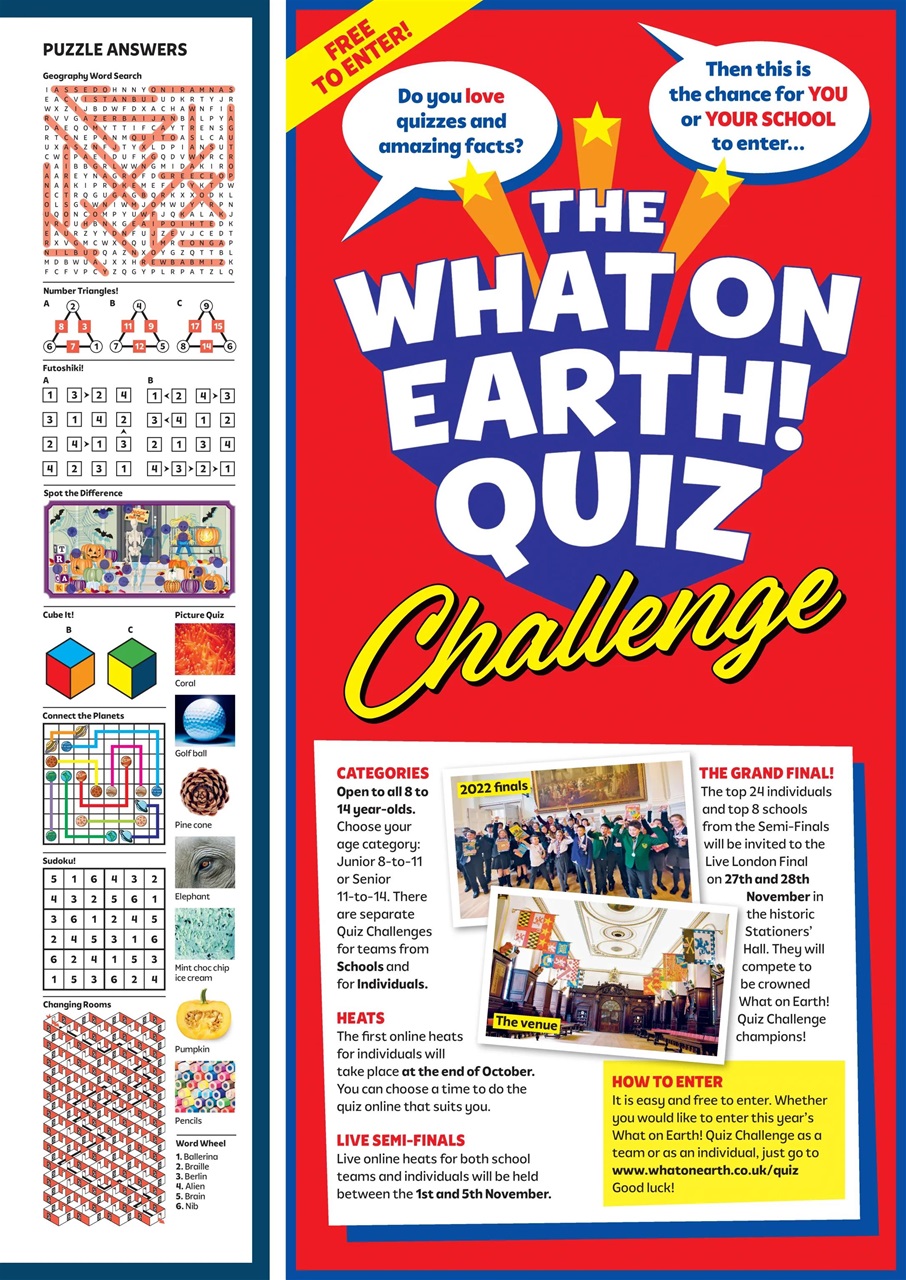 What on Earth! Magazine - October 2023 Back Issue