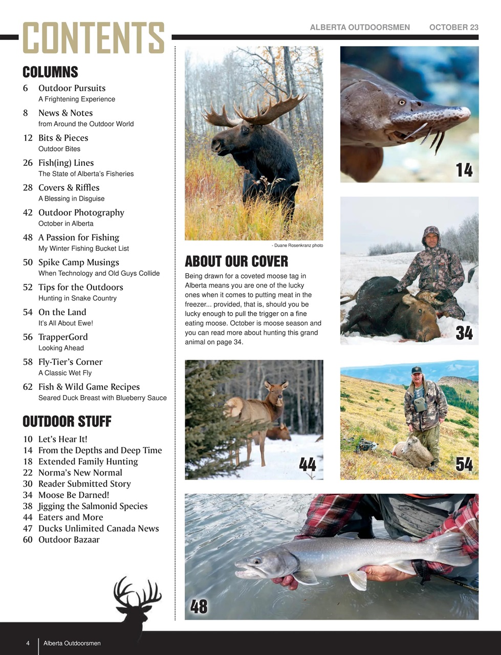 Alberta Outdoorsmen Magazine - Volume 25 Issue 6 Back Issue
