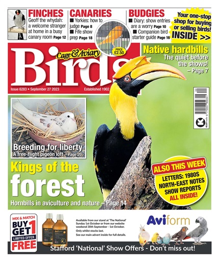 Cage & Aviary Birds Magazine - 27-Sep-23 Back Issue